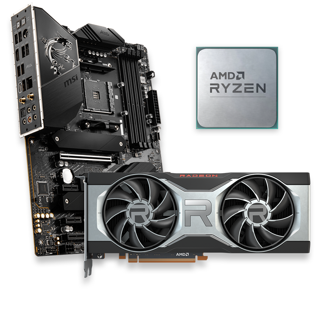 MSI AMD RX 6700 XT Gamers Bundle | PC Case Gear