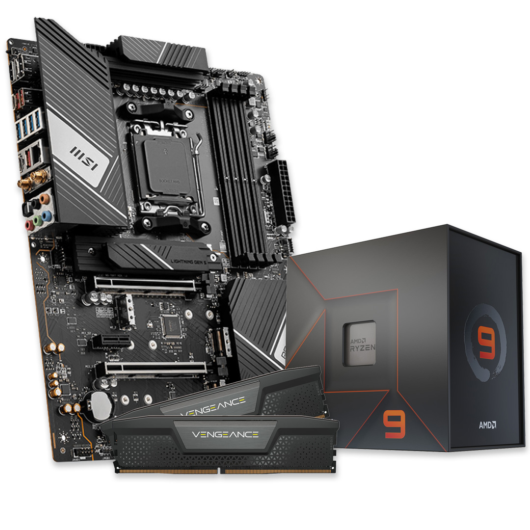 MSI Pro Ryzen 9 7900X 32GB Builders Bundle | PC Case Gear