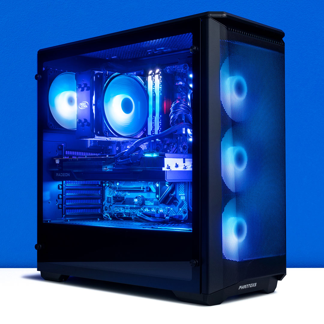 PCCG Ghost 6700 XT Gaming System With Bonus Mouse Pad | PC Case Gear