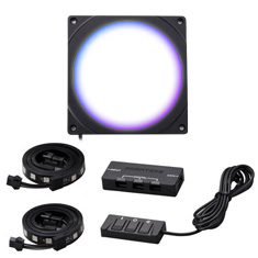 Phanteks Digital RGB 1x120mm Lighting Kit with Controller | PC Case Gear