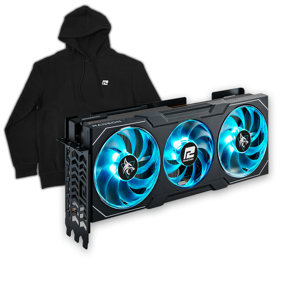 PowerColor Radeon RX 7900 XT Hellhoodie Bundle M | PC Case Gear