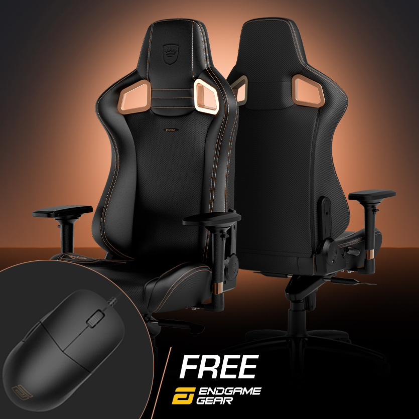 noblechairs EPIC Copper Bonus Endgame Gear XM1R Mouse | PC Case Gear