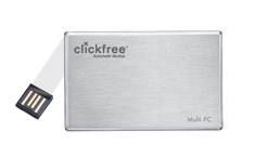Buy Clickfree 64GB Ultra Thin Portable Backup Flash Drive [FL640-1003 ...
