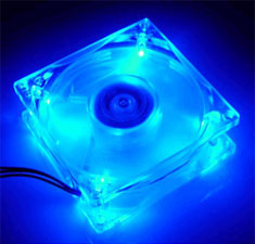 Buy CoolerMaster 80mm 2 Pack Blue LED Fans [R4-L8S-182B-GP] | PC Case ...