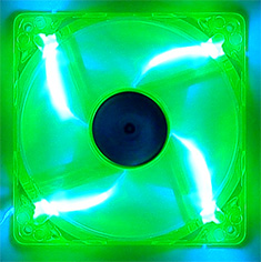 Buy Deepcool 120mm Green LED Fan [SF-1200GN] | PC Case Gear Australia
