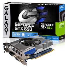 Buy Galaxy GeForce GTX 650 1GB GC [GXY-GTX650-1GD5-GC] | PC Case Gear ...