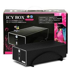 Buy ICY BOX NAS Enclosure NAS4220 [NETICY4220NASDU] | PC Case Gear ...