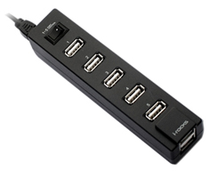 Buy i-Rocks 7 Port USB 2.0 Hub with Power Adapter [IR-4661BK] | PC Case ...