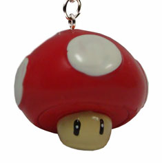 Buy Mario Red Mushroom Keychain [KC-MUSHY] | PC Case Gear Australia