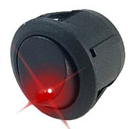 Buy LED Rocker Switch - Red [LAMP-ROCKER-R] | PC Case Gear Australia