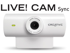 Buy Creative Live! Cam Sync Webcam [26C-LIVECAM-SYNC] | PC Case Gear ...
