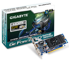 Buy Gigabyte Geforce GT210 512MB Overclocked [GV-N210OC-512I] | PC Case ...