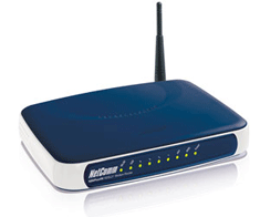 Buy Netcomm NB6+4W ADSL2+ Modem Router [NB6PLUS4W] | PC Case Gear Australia