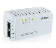 Buy Netcomm NP202WN 200Mbps Wireless Powerline Adapter [NETC-NP202WN ...