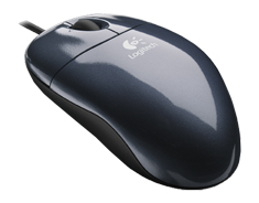 Buy Logitech Optical Mouse Black USB/PS2 Combo [931643-0311] | PC Case ...