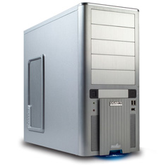 Buy Gigabyte Poseidon Silver Mid Tower [GZ-XA1CA-STS] | PC Case Gear ...