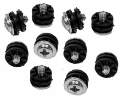 Buy Rubber Hard Drive Screws Black (10 pack) [LP-RHDDS-10X] | PC Case ...