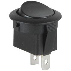 Buy 20mm Round Rocker Switch Black [SK0960] | PC Case Gear Australia