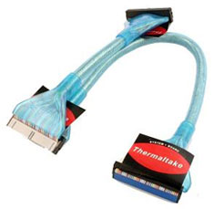 Buy Thermaltake Blue UV Reactive 60cm IDE Cable [A2075] | PC Case Gear ...