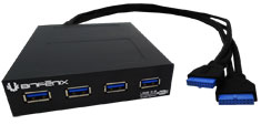 Buy BitFenix 4-Port Front USB 3.0 3.5in Bay [BFA-U3-K435-RP] | PC Case ...