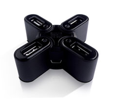 Buy USB 2.0 Star Hub [HUB-104A] | PC Case Gear Australia