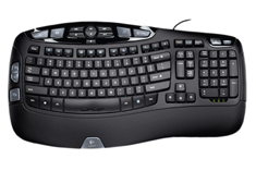 Buy Logitech Wave Keyboard [920-000604] | PC Case Gear Australia