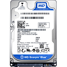 Buy Western Digital Scorpio Blue WD3200BEVT 320GB [WD3200BEVT] | PC ...